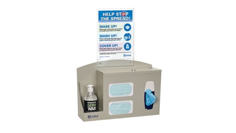 AliMed® Infection Prevention Station, Counter/Wall • Accellor Medical Inc.